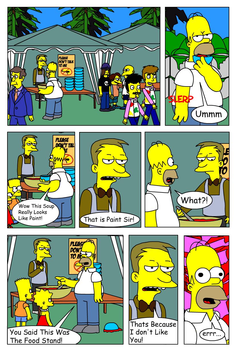 Mike L's Examples of Work: Simpson Fan Comic Act 1