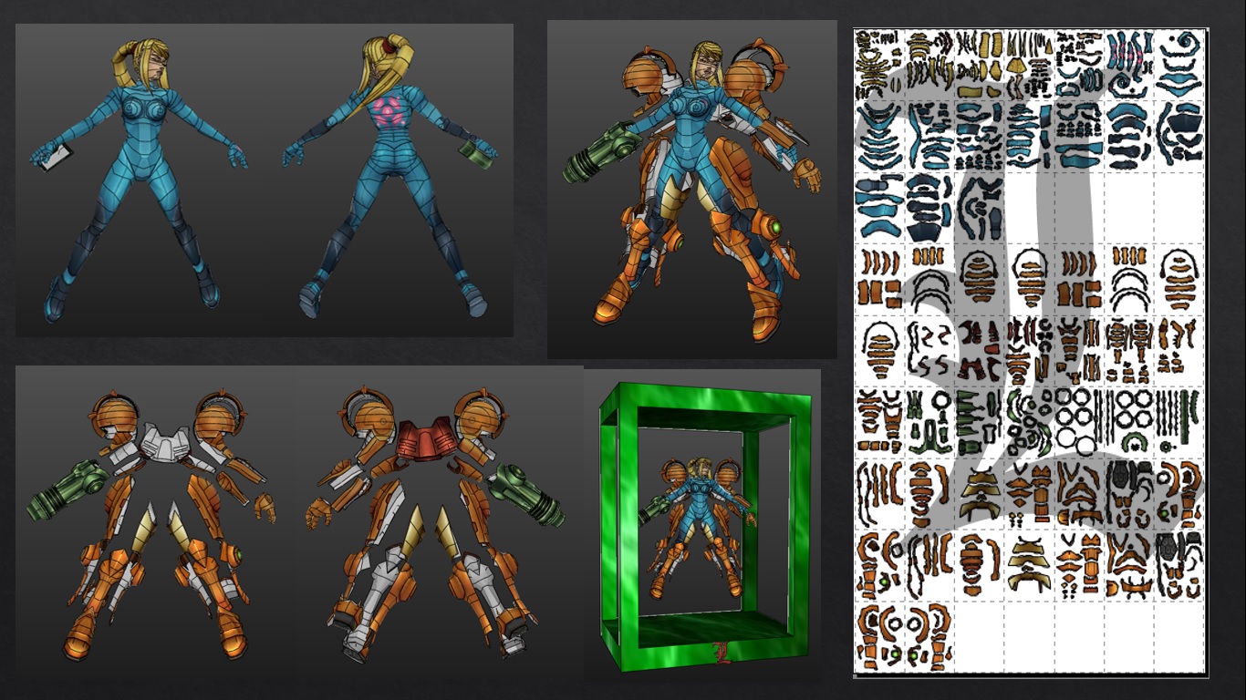 SAMUS ARAN - METROID | L-PAPER