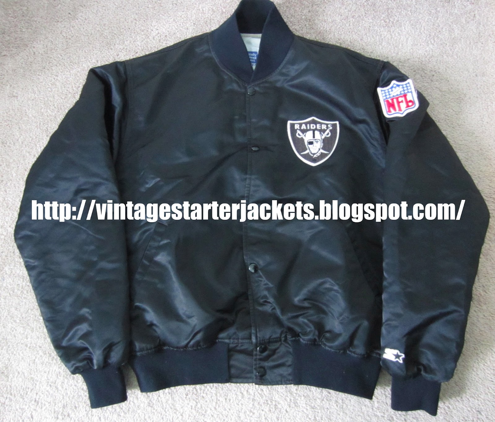 Vintage Sports Apparel: Vintage Oakland Los Angeles Raiders Satin ...