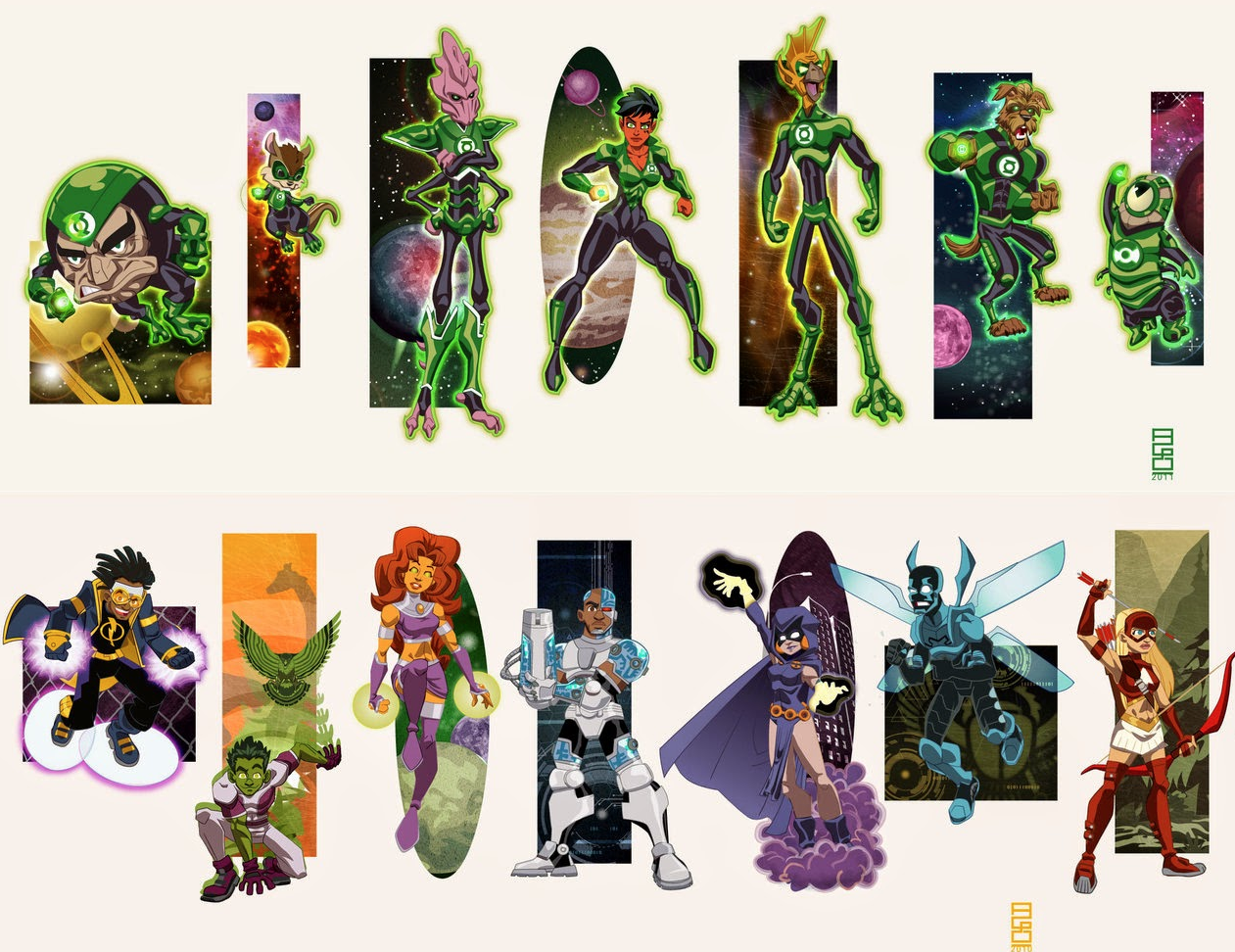 Seduced by the New...: DC Universe Character Art