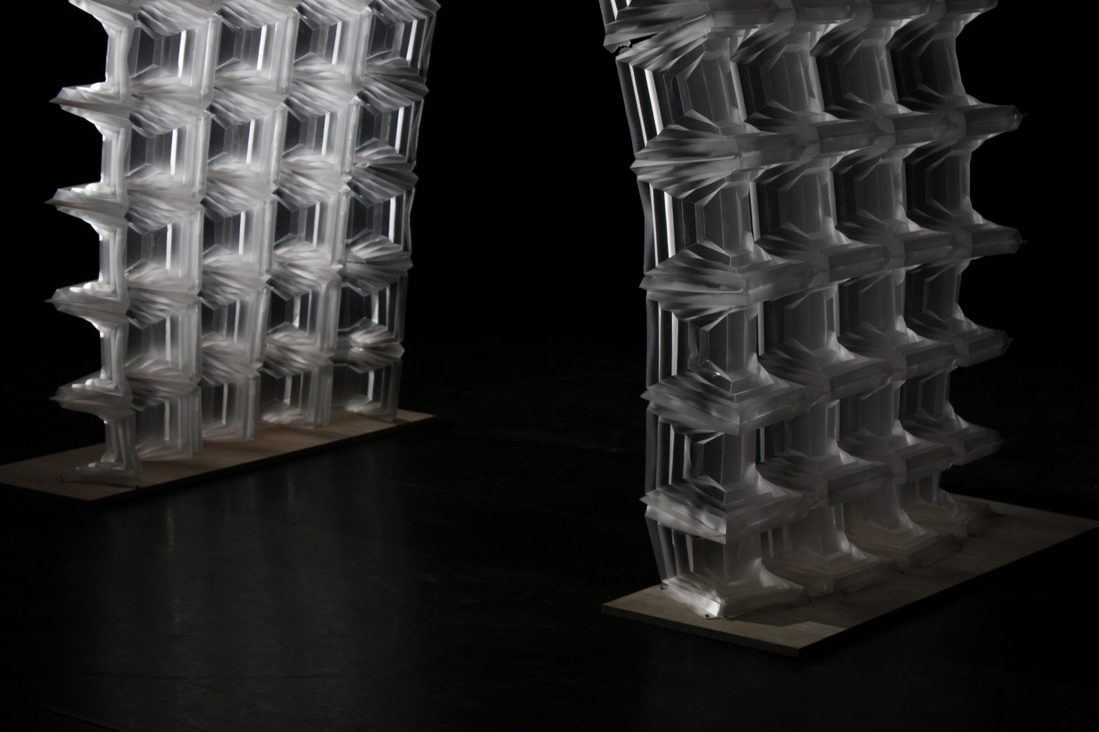 Digital Fabrication: Parallel Pleated Origami Arch - Mathew Schwartz