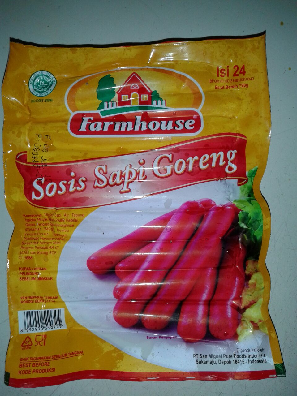 Agen resmi Sosis Bakso Burger Vida dan Farmhouse Harga Pabrik