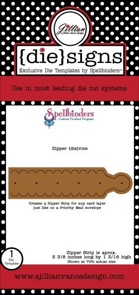 Handcrafted Simply by Us: The Universal Zipper Stamp Set & Die