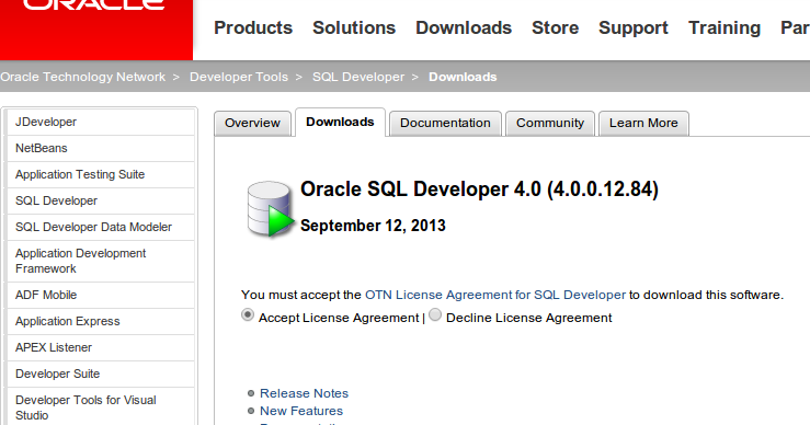 Oracle SQLDeveloper 4 on Debian/Ubuntu/Mint