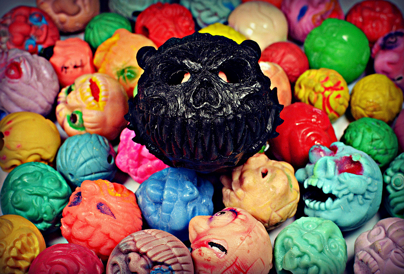 Little Weirdos: Mini figures and other monster toys: Madball of Death