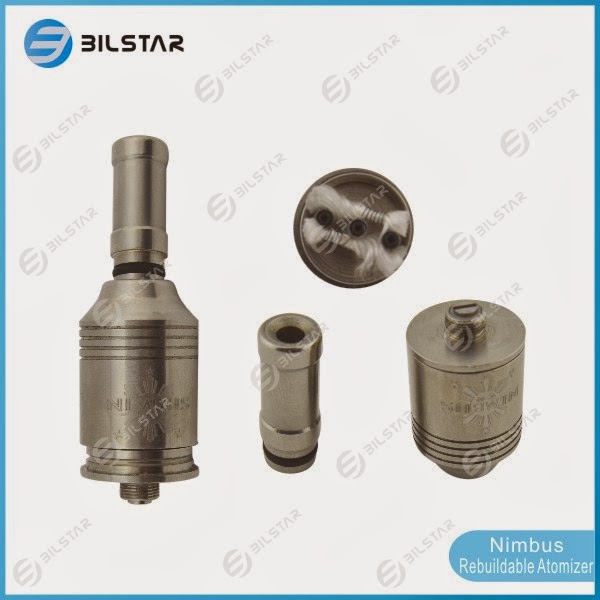 nimbus atomizer stainless steel, rebuildable atomizer, RDA