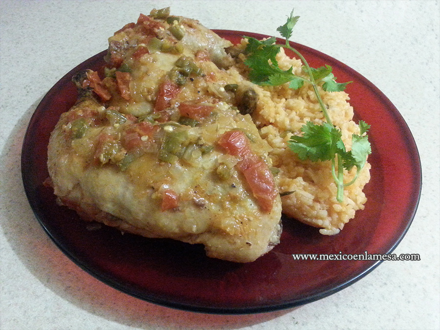 México En La Mesa: Pollo en aluminio (al vapor)