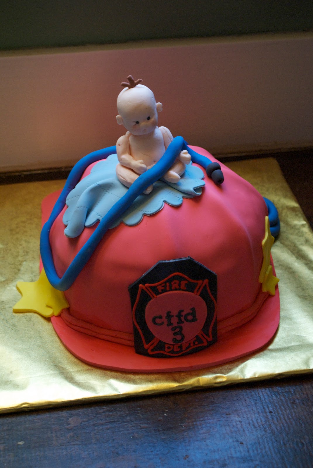 Country Cupboard Cakes: Firefighter Helmet Cake