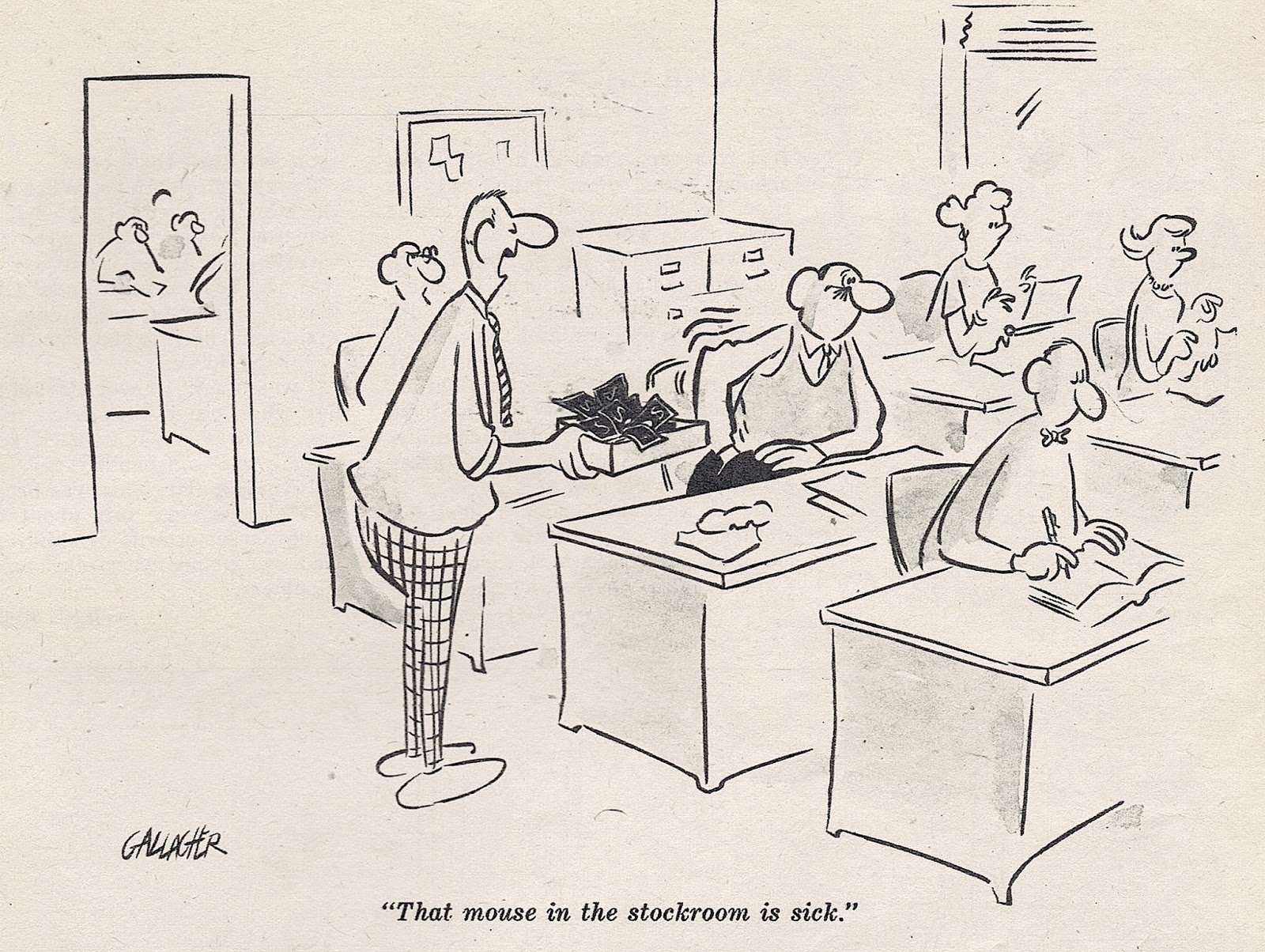 Mike Lynch Cartoons: Dick Buchanan's Cartoon File: 1945 - 1962