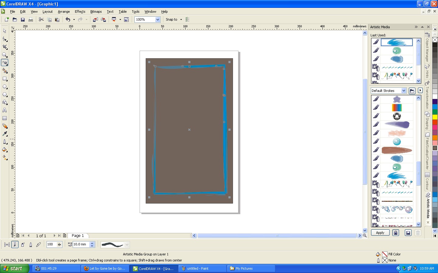 TEKNOLOGI: Cara Membuat Bingkai Pada Corel Draw