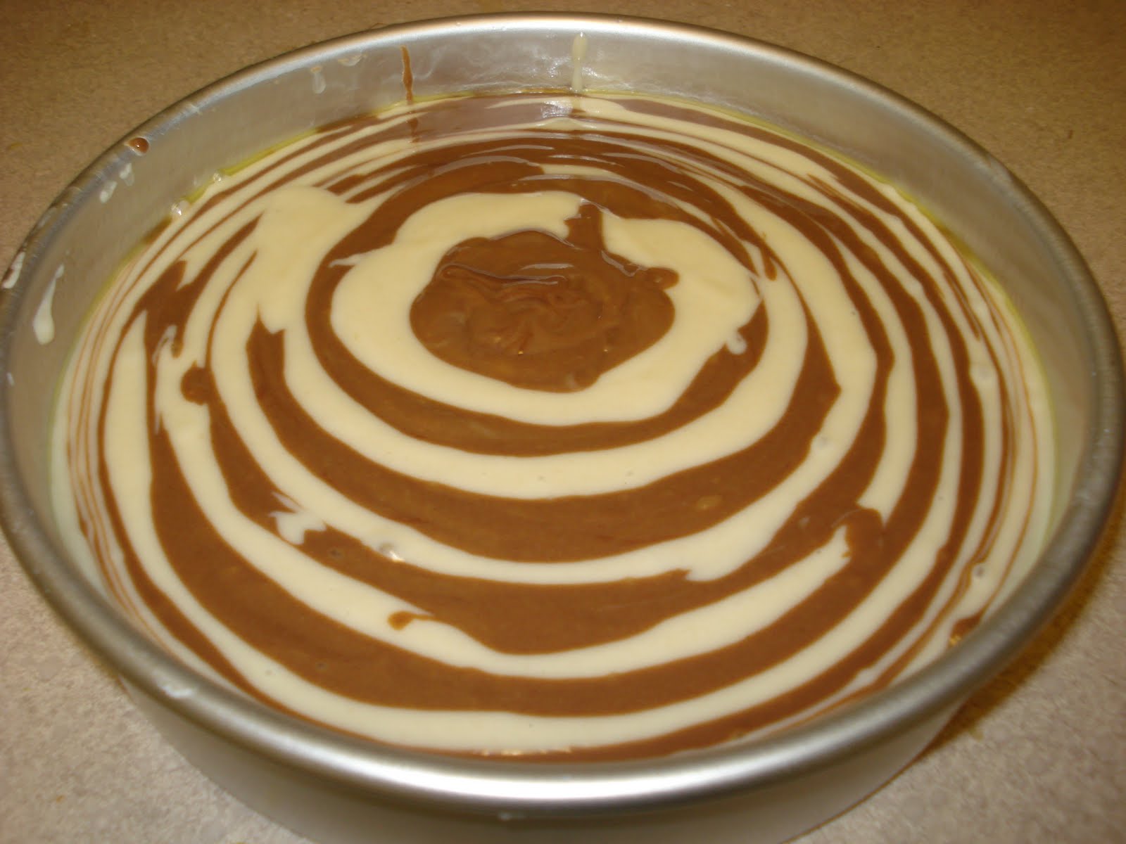 The Sizzling Pan: "Pat a Cake"- Zebra Cake