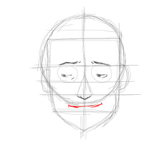 Pencil sketches and drawings: How to Draw an Embarrassed Face