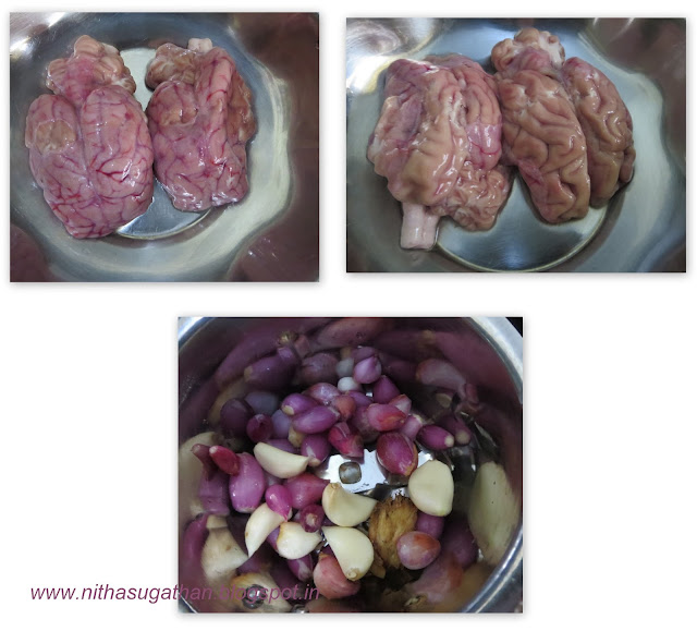 Nitha's Cookbook: Mutton Brain fry