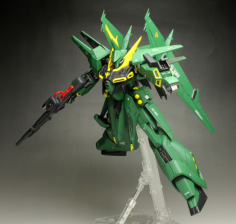 GUNDAM GUY: RE/100 AMX-107 Bawoo - Painted Build