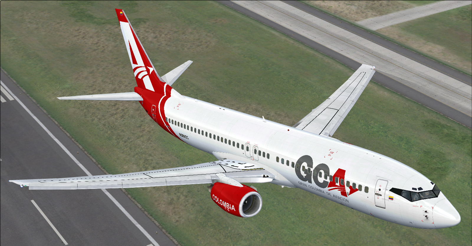 [FSX/P3D] PMDG Boeing 737-800NGX Gran Colombia de Aviacion N509CC