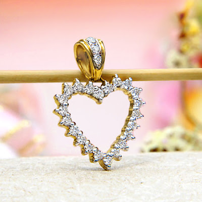 “Simplicity is the keynote of all true elegance.” : Gold Pendants For Girls