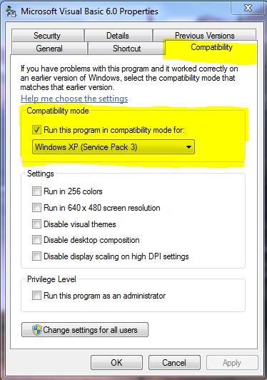 Lessons In Coding: Installing VB6 on Windows 7