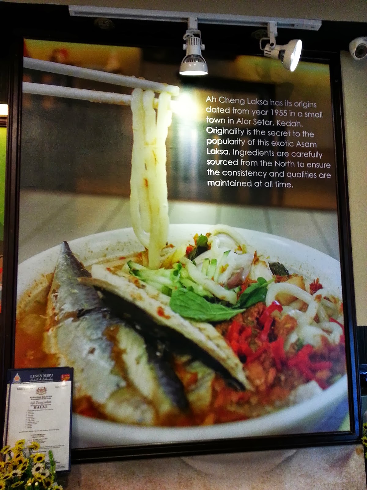Venoth's Culinary Adventures: Ah Cheng Laksa @ e@Curve, Petaling Jaya