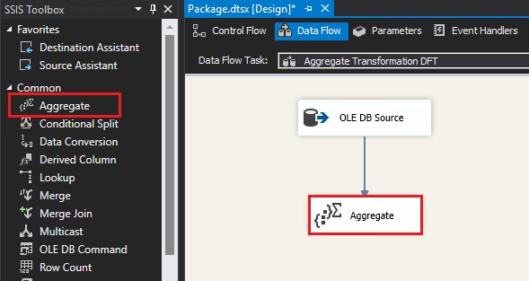 How to use Aggregate Transformation in SSIS - D365 F&O Solutions