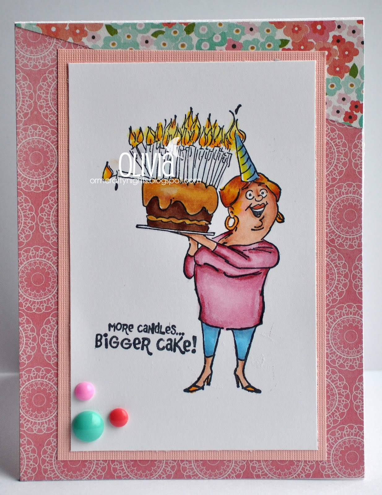 ORM Crafty Nights : Art Impressions Card- Surpise!!