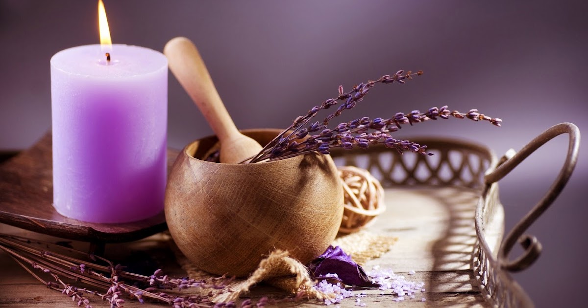 Purple Candle Wallpaper