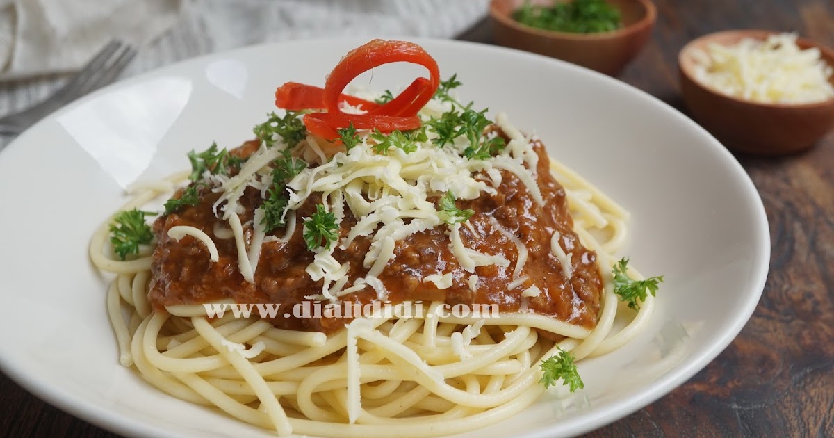 Diah Didi's Kitchen: Spaghetti buatan sendiri lebih enak..!