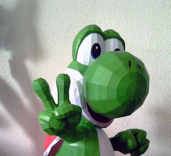 Paper Craft Yoshi at Jesse Gisborne blog