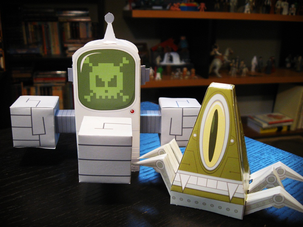Lair of the Dork Horde: I'm Seriously Getting Into Paper Toys...
