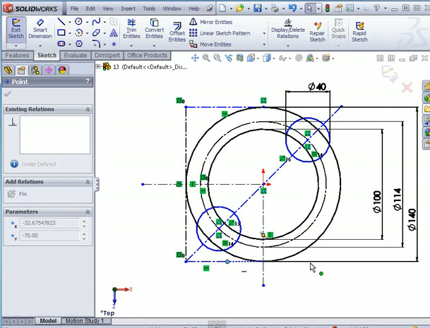 How to mirror sketch entities SolidWorks 2012 - SolidWorks Share