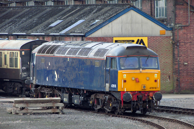 47s and other Classic Power at Southampton: Eastleigh Works, 23rd March ...