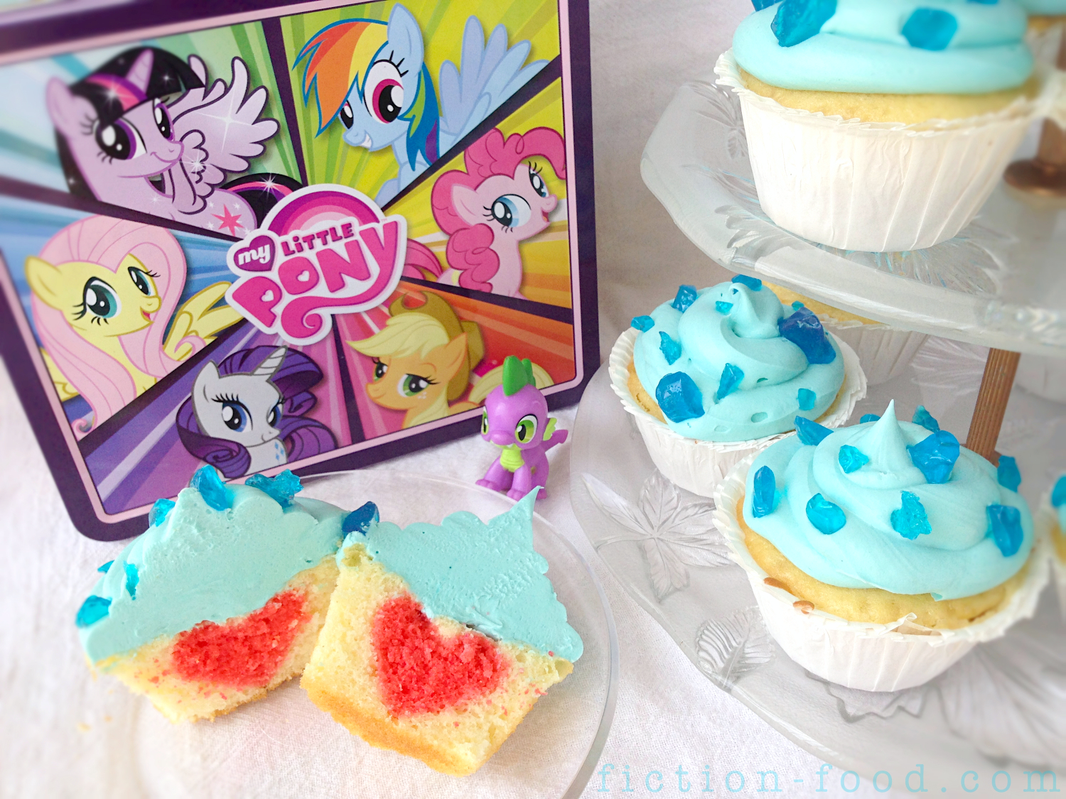 Fiction-Food Café: Sapphire Cupcakes from "My Little Pony: Friendship ...