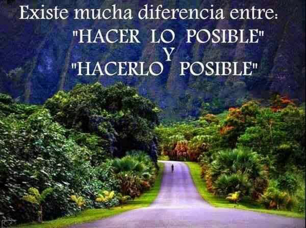 Equipos de Nuestra Señora de León: HAZ LO POSIBLE