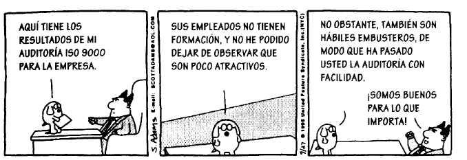 El principio de Dilbert: ISO 9000