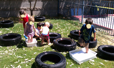 Play-Based Classroom: Washing Tires