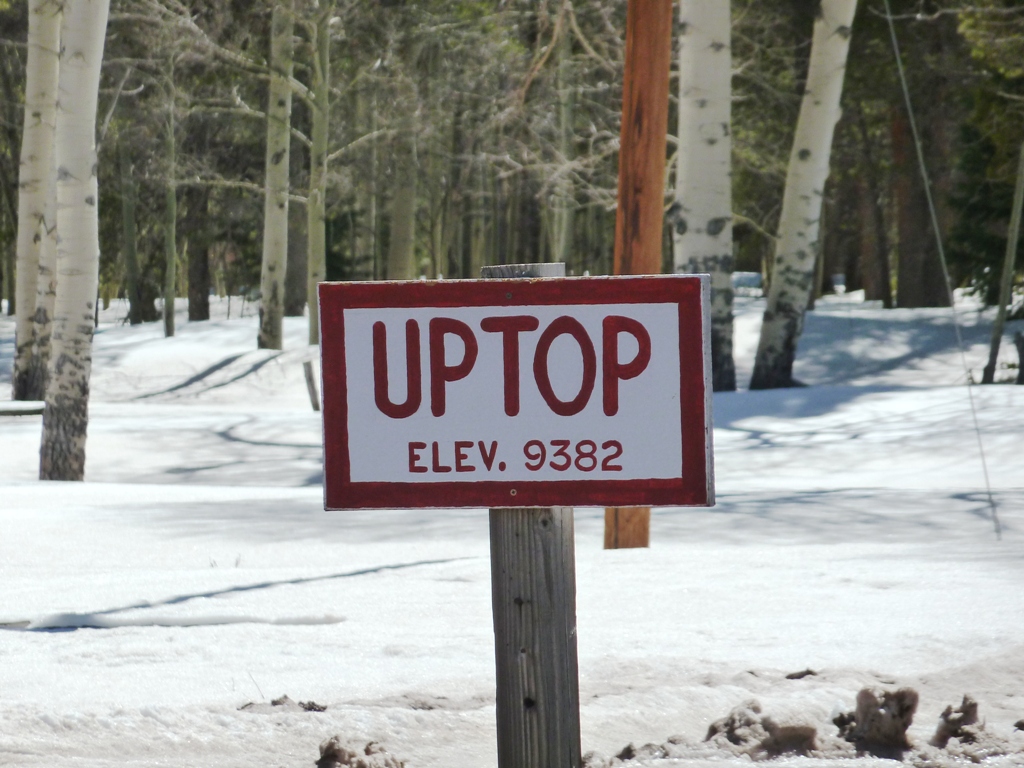 Colorado Earth Science: Uptop: A Winter Poem