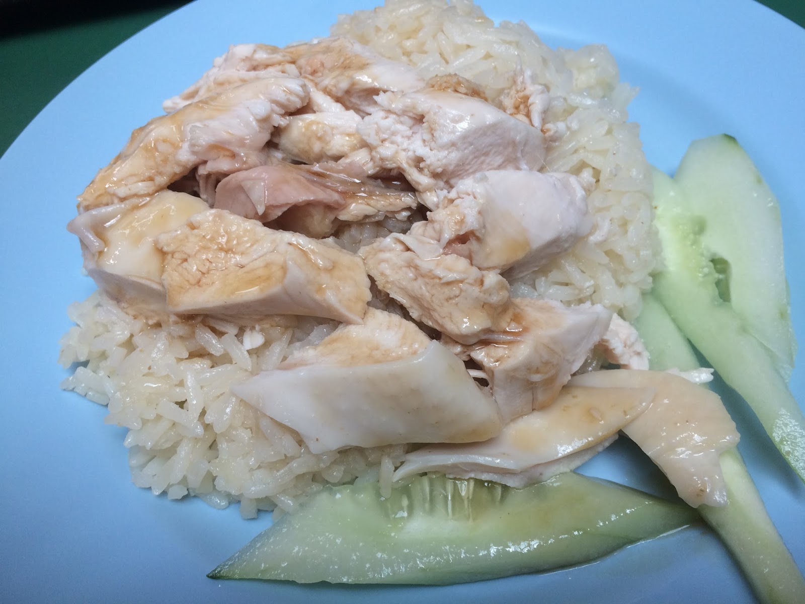 Ah Tai Hainanese Chicken Rice @ Maxwell Food Centre; Singapore | Moonlit