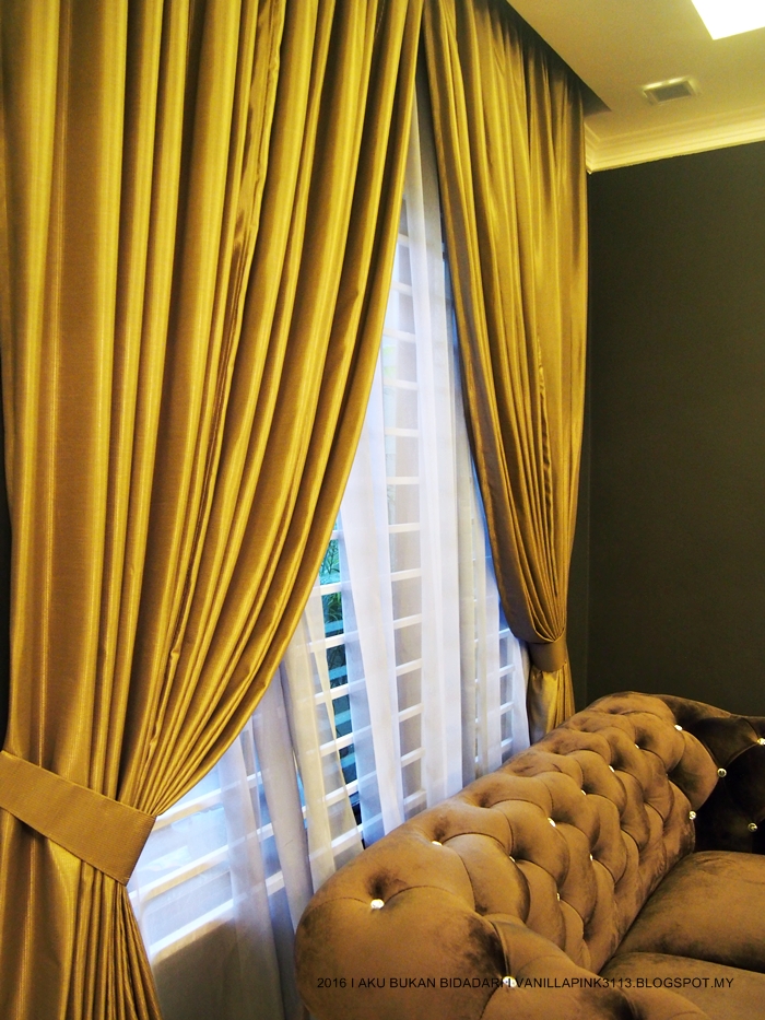 aku bukan bidadari: #ProjekMakeOver RuangTamu :: LANGSIR DAH SIAP..!!