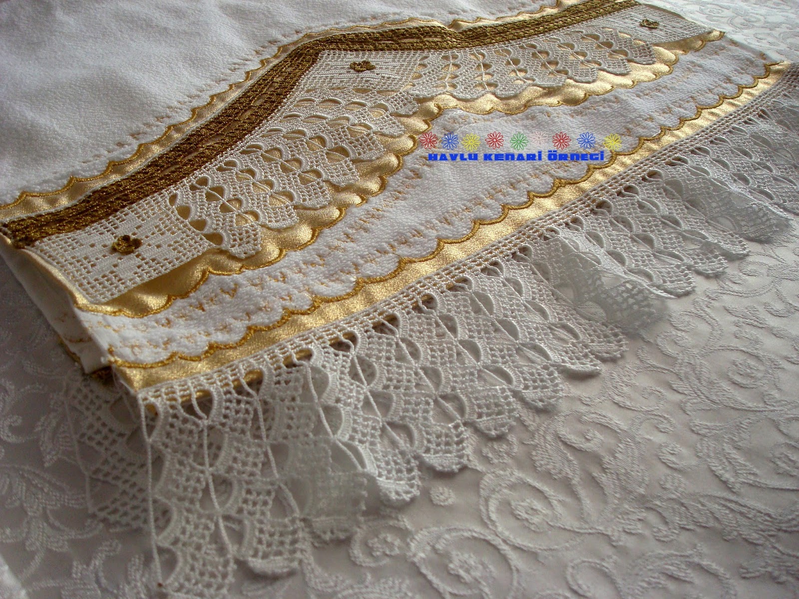 Havlu Kenarı Örneği: Dantel Motifli Havlu Kenarı