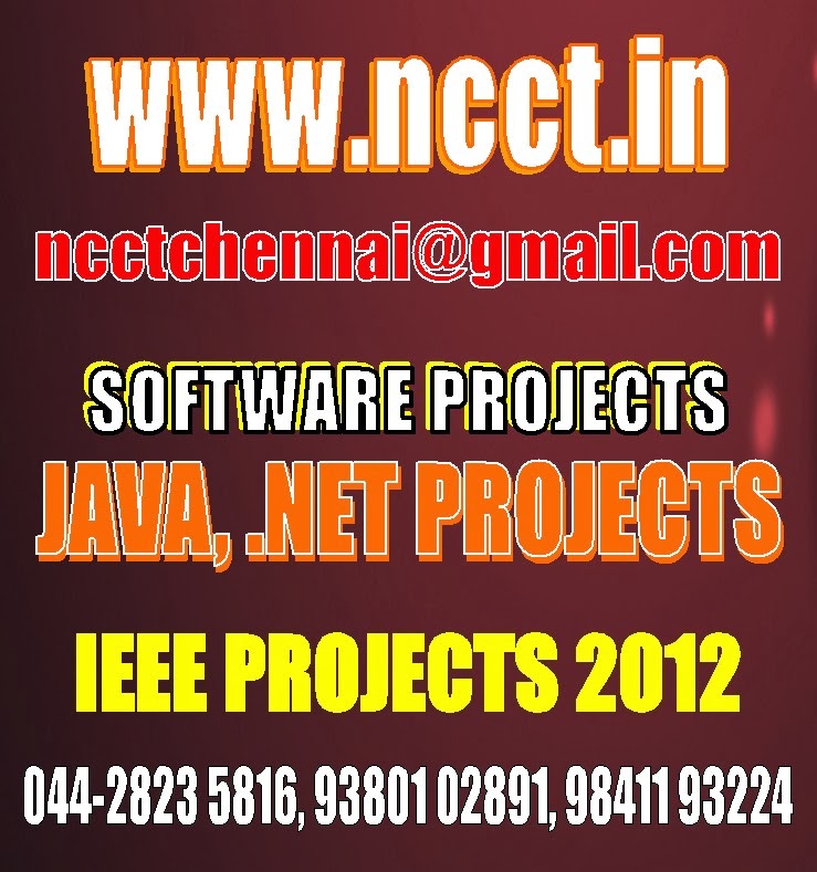 NCCT - PROJECT IMAGE GALLERY: NCCT Final Year Students Projects, IEEE Projects 2013 - Embedded ...