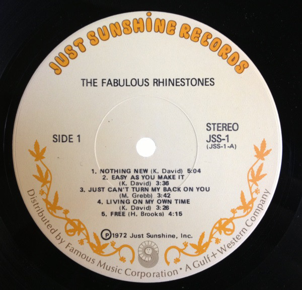 johnkatsmc5: The Fabulous Rhinestones "The Fabulous Rhinestones" 1972 ...