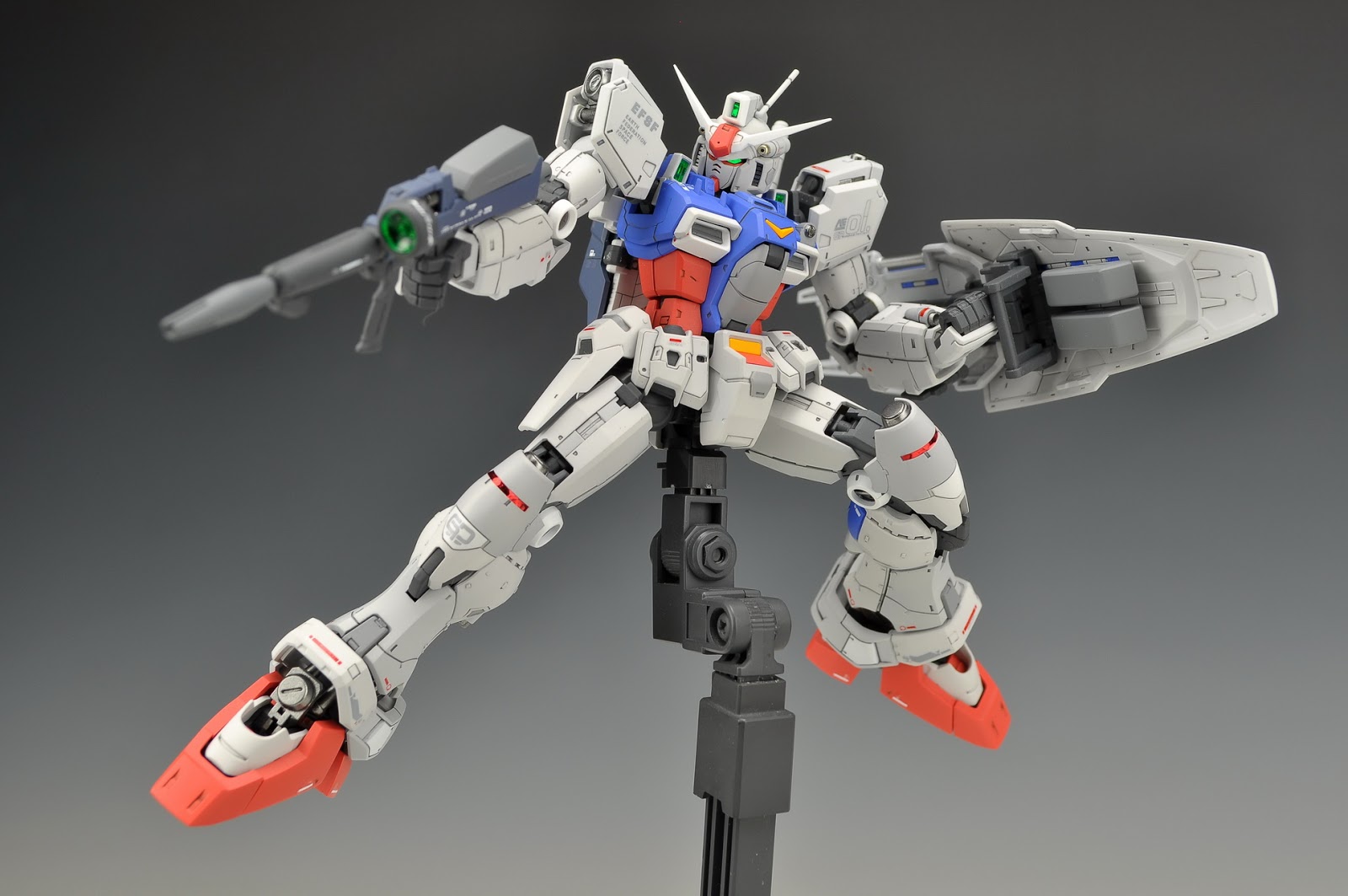 RG 1/144 RX-78 Gundam GP-01 Zephyranthes w/ System Base 001 – Painted ...
