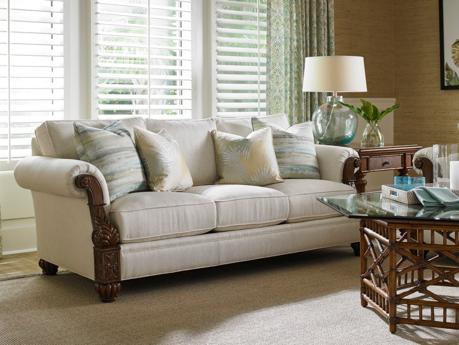 Baer's Furniture Store: Warm Up Your Home with Tropical Upholstery ...