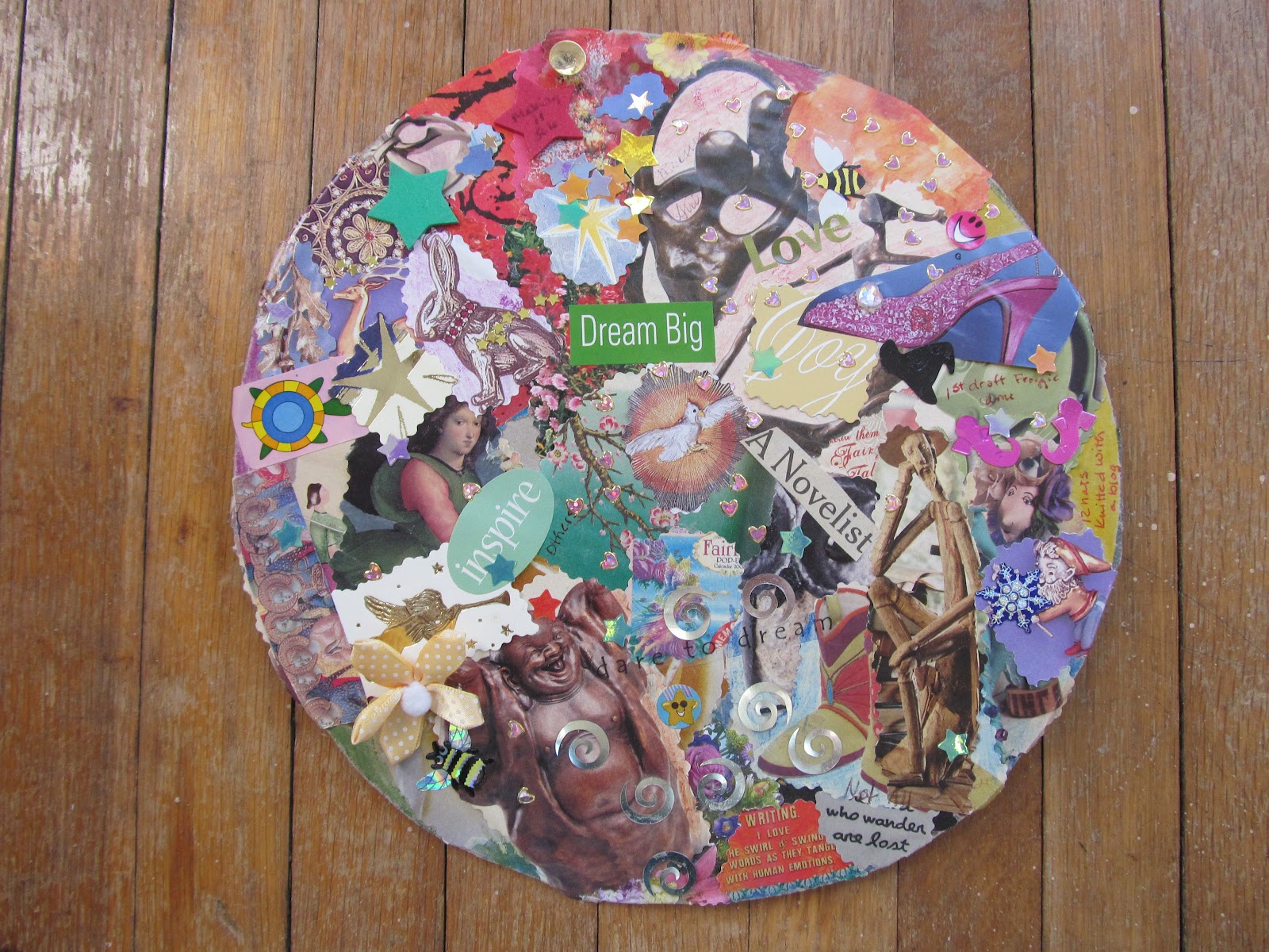 Spirit Stitch: Creative visualization collages