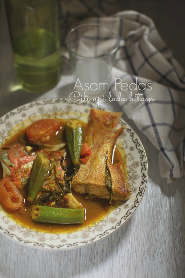 Asam Pedas Cili Api Lada Hitam - masam manis