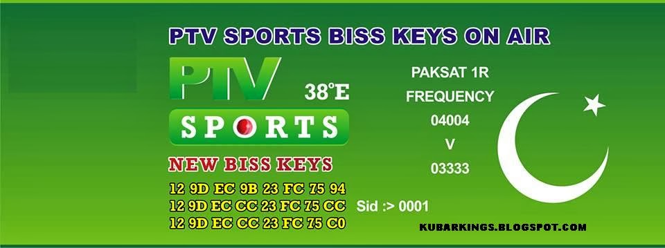 KUBARKINGS: PTV Sports NEW BISS KEY FEB MARCH 2014