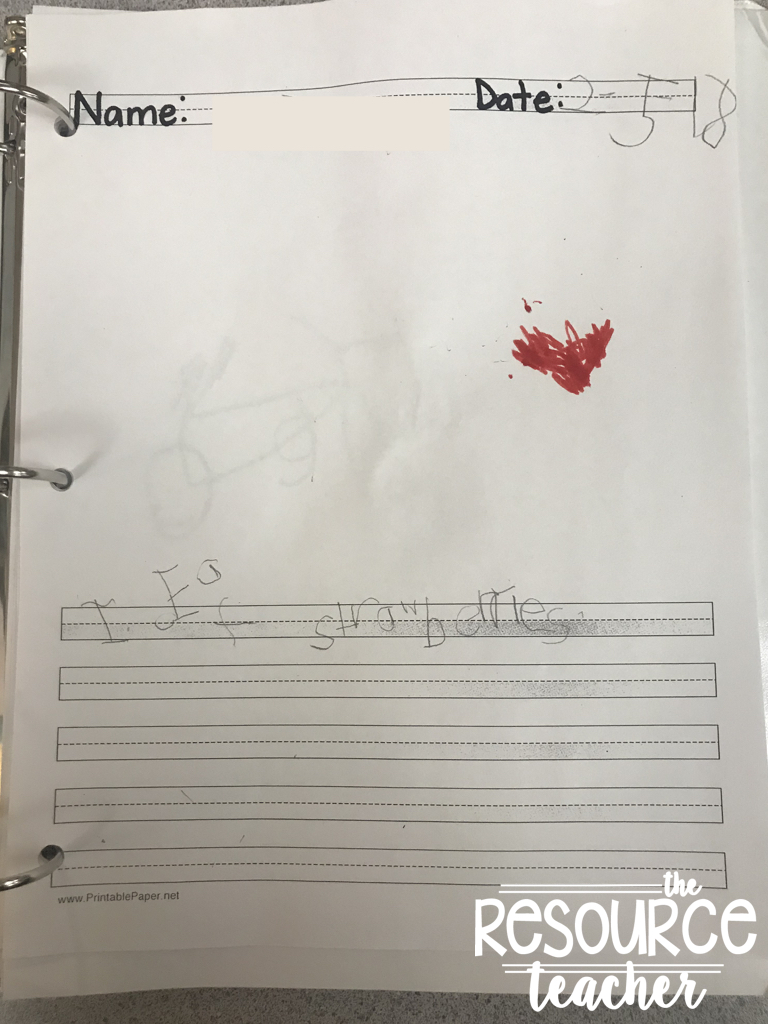 The Resource Teacher: Independent Writing Ideas