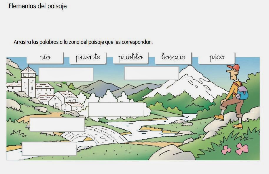 FUERTEMIMOPLATA (el blog de 1º de Primaria): PAISAJE DE MONTAÑA