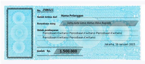 Belajar Microsoft Office - Excel 2007: Kwitansi Excel