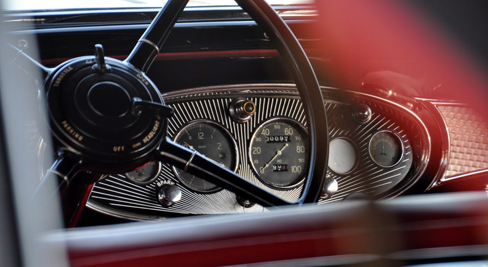 Just A Car Guy: instrument panels in classic era cars at the LaJolla ...