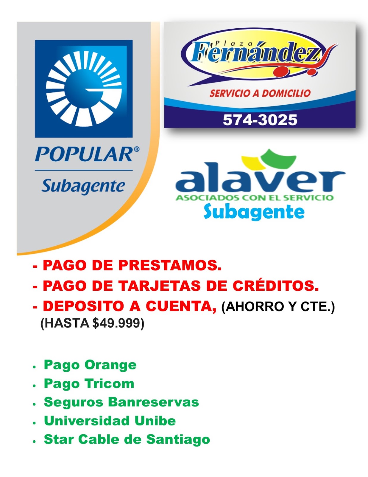 PLAZA FERNANDEZ: SUBAGENTE POPULAR Y ALAVER